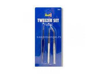 REVELL Maketa Revell tweezer set (1x straight/curved/self-close)