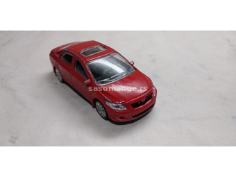 Rastar Toyota Corolla 1:43,fali l. far,ostecen pa zalepljen zadnji deo.