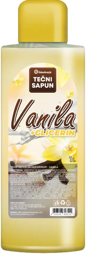 Avax Tečni glicerinski sapun, Vanila, 1l