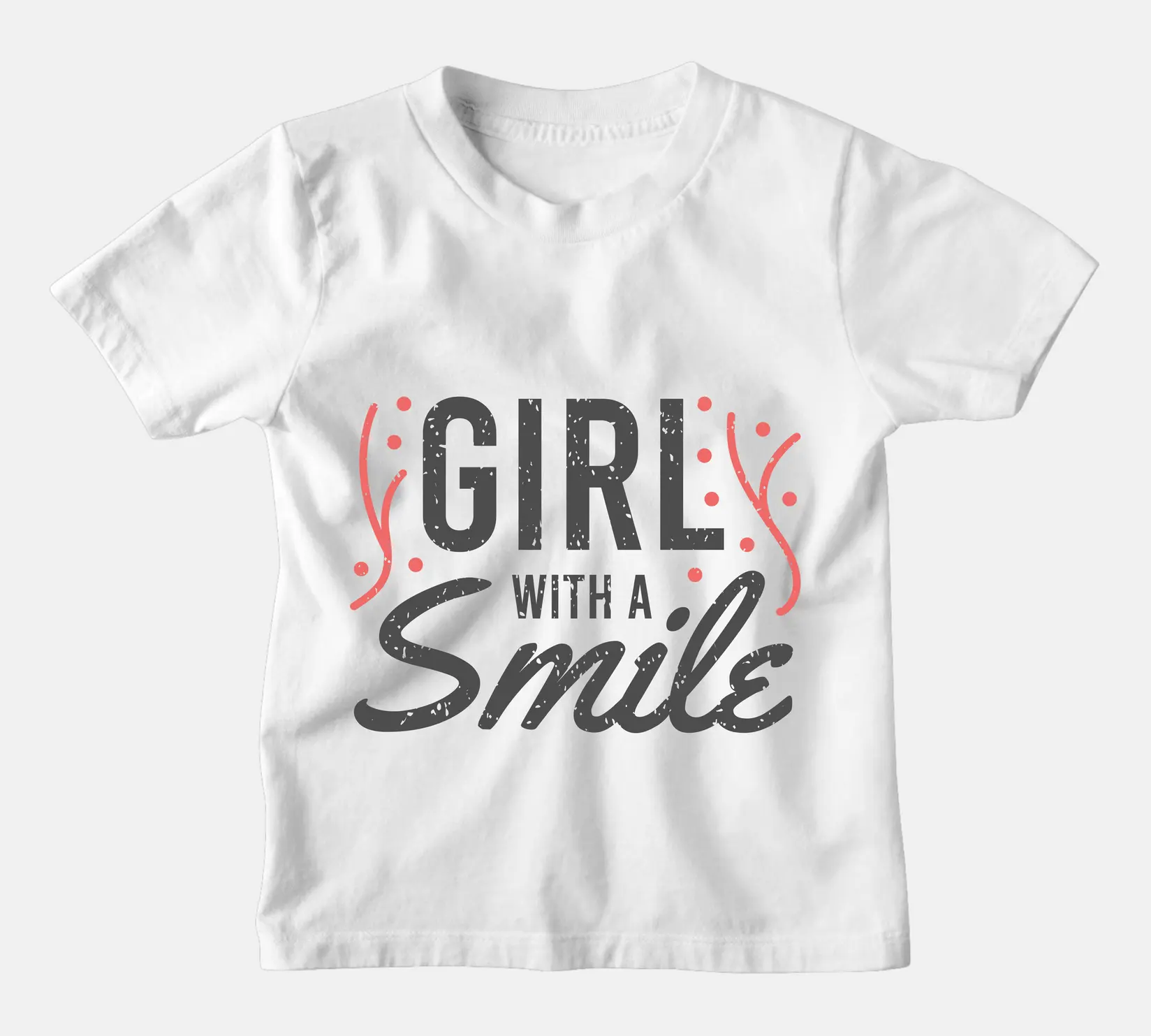 Mafimi Majica za devojčice Smile, Bela