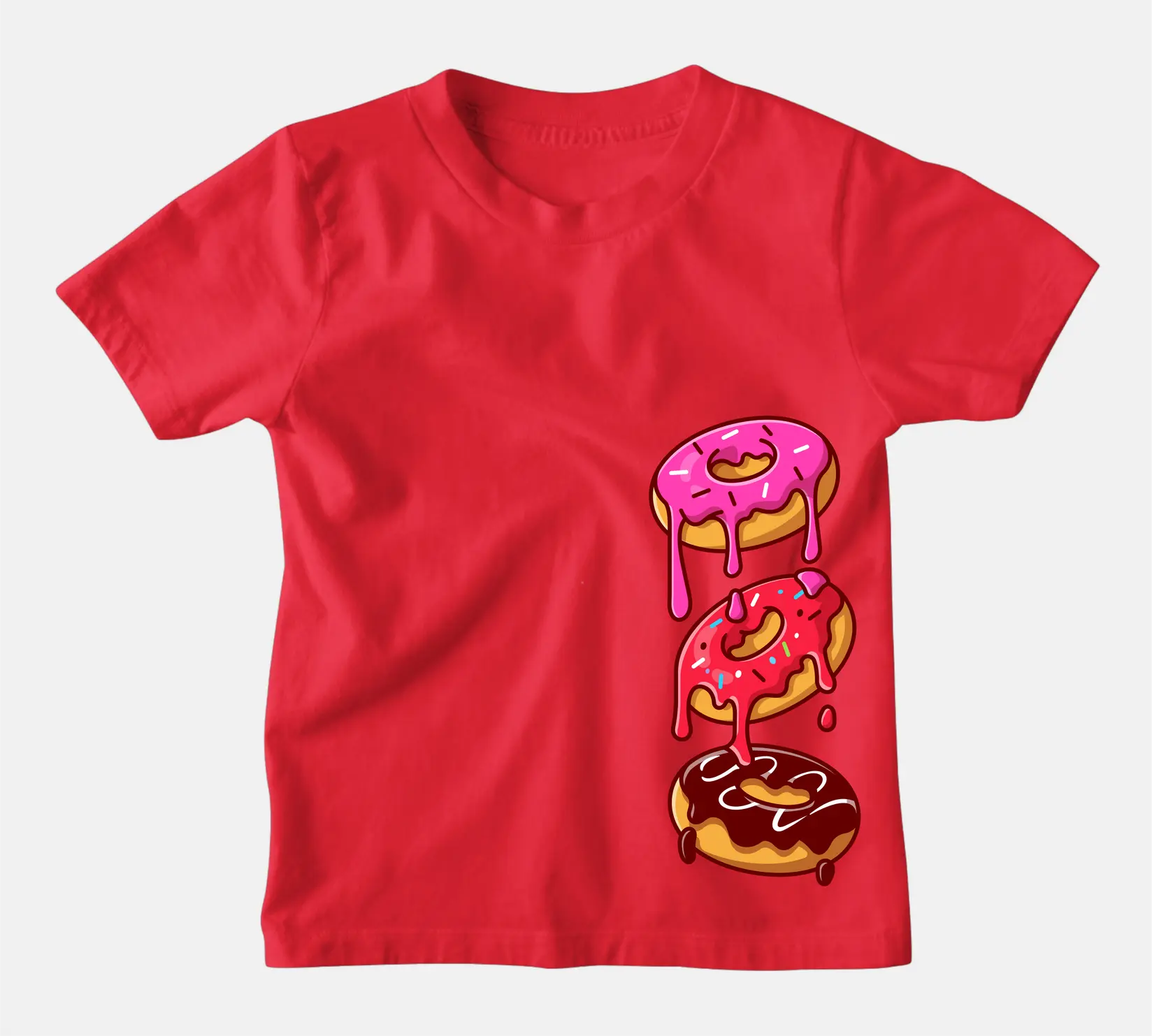 Mafimi Majica za devojčice Donuts, Crvena