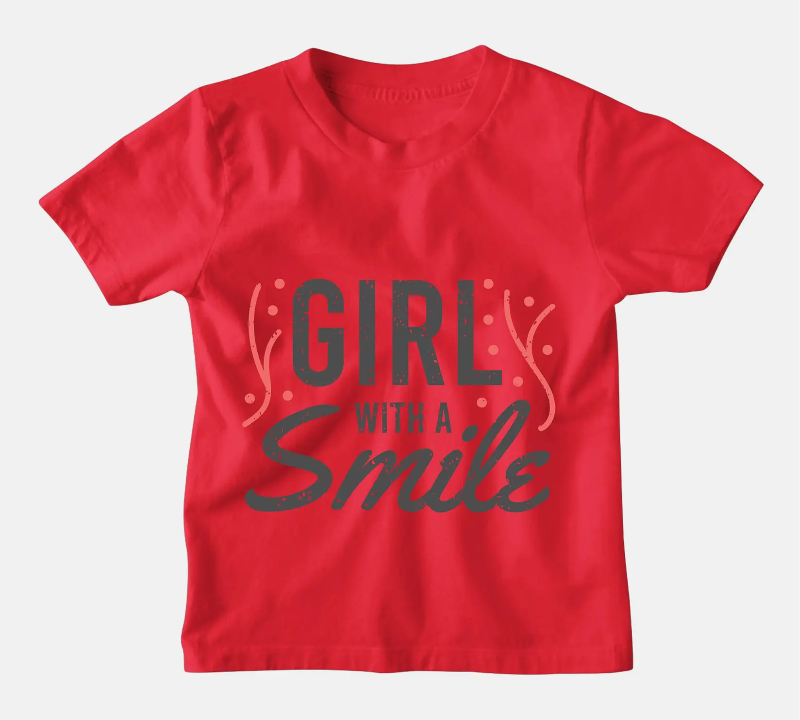 Mafimi Majica za devojčice Smile, Crvena