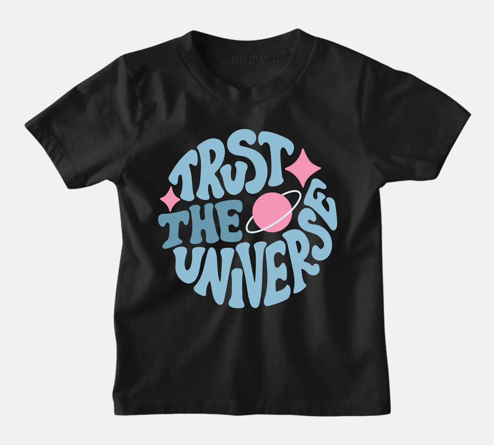 Mafimi Majica za devojčice Universe Pink, Crna