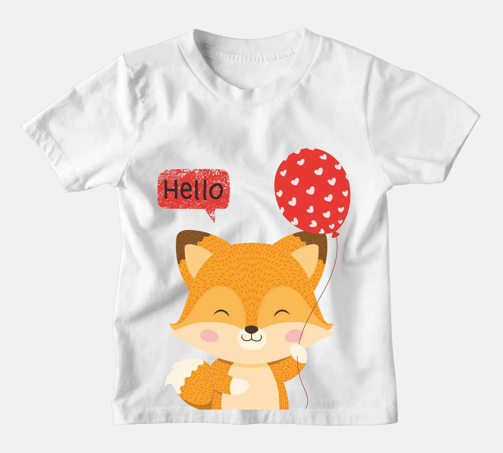 Mafimi Majica za devojčice Fox, Bela