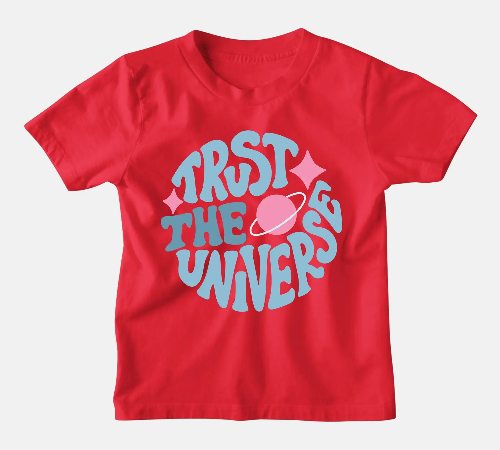 Mafimi Majica za devojčice Universe Pink, Crvena