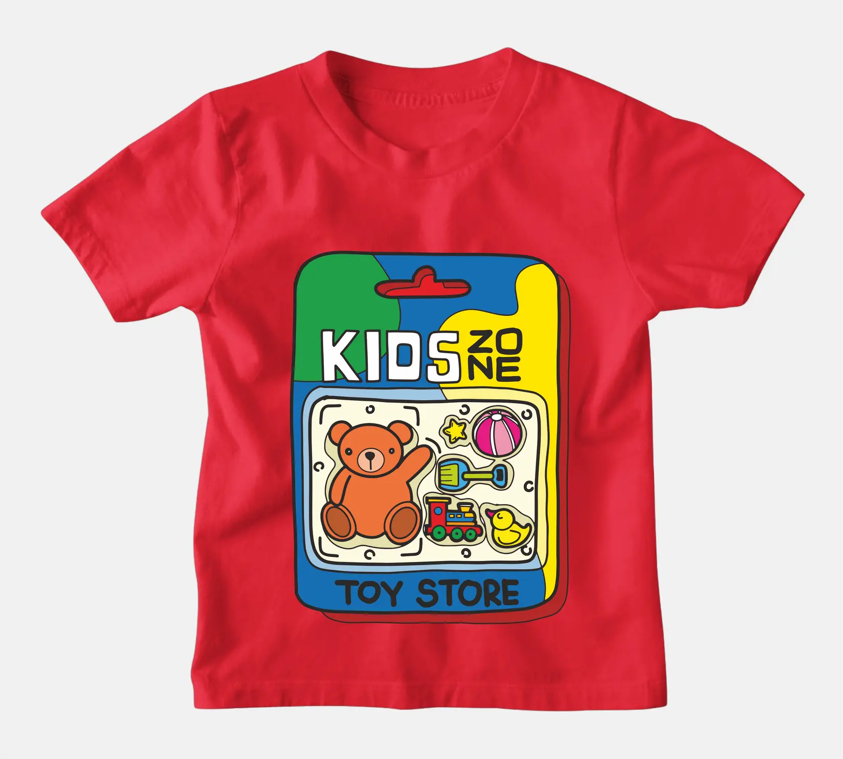 Mafimi Majica za dečake Toy Store, Crvena
