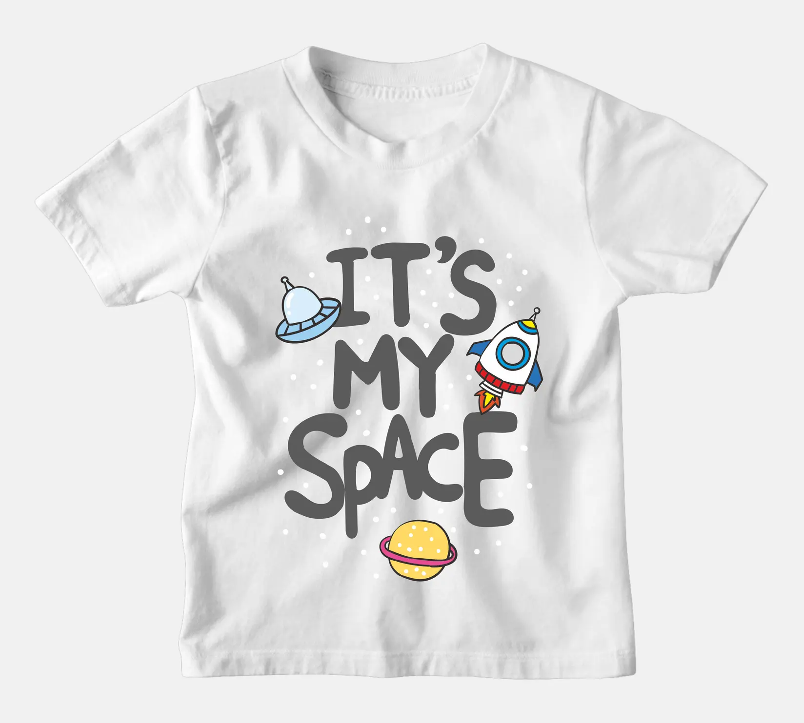 Mafimi Majica za dečake Space, Bela