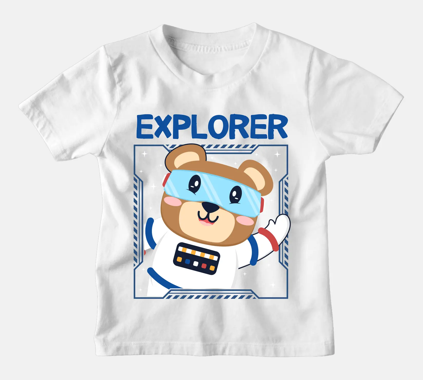 Mafimi Majica za dečake Explorer, Bela