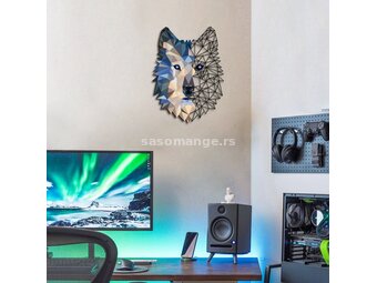 WALLXPERT Zidna dekoracija Metal Wolf Wall Art APT721