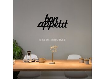 WALLXPERT Zidna dekoracija Bon Appetit 1 Black