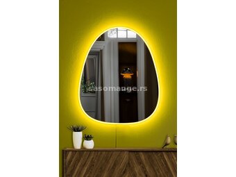 HANAH HOME Ogledalo sa LED osvetljenjem Quippy Yellow