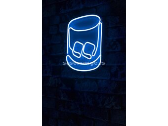 WALLXPERT Dekorativna rasveta Whiskey Old Fashioned Blue