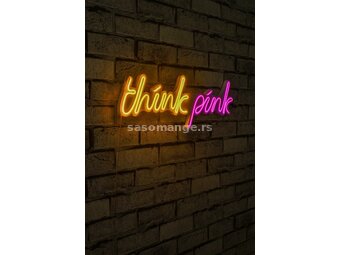 WALLXPERT Dekorativna rasveta Think Pink Yellow