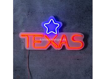 WALLXPERT Dekorativna rasveta Texas Lone Star Blue