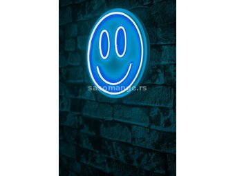 WALLXPERT Dekorativna rasveta Smiley Blue