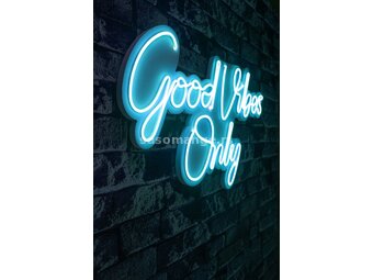 WALLXPERT Dekorativna rasveta Good Vibes Only 2 Blue