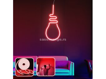 OPVIQ Zidna LED dekoracija Bulb Light Medium Red