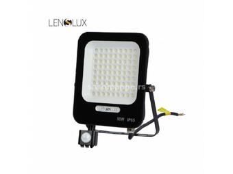 LENSLUX LED reflektor IK03 50W 6500K SENZOR