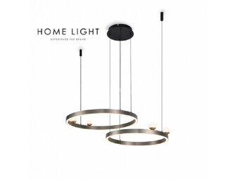 HOME LIGHT Luna 234 Luster 78W 3000K SIVA/ZLATO