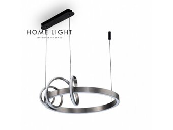 HOME LIGHT Luna 230 luster 61W 3000K SIVA/CRNA