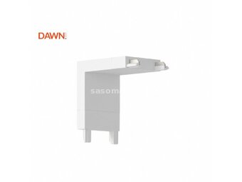 DAWN Magnetic slim konektor plafon-zid beli (26-A-LV)