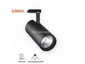 DAWN LED REFLEKTOR ŠINSKI JM-4070 30W 3000K 36 CRNI