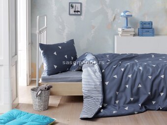 L`ESSENTIEL MAISON Komplet posteljina (160 x 220) Ucgen Blue