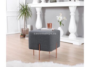 Atelier del Sofa Tabure Copper 59 Dark Grey