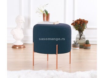 Atelier del Sofa Tabure Copper 50 Navy Blue