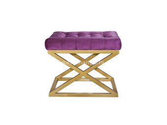 Atelier del Sofa Tabure Capraz GoldPurple