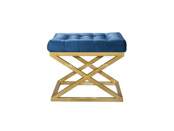 Atelier del Sofa Tabure Capraz Gold Blue