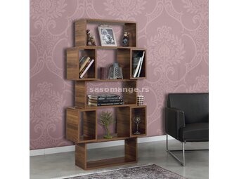 HANAH HOME Polica za knjige Box Walnut