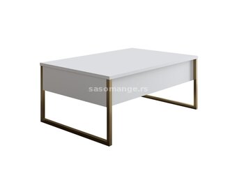 HANAH HOME Sto za dnevnu sobu Luxe White Gold