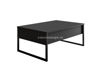 HANAH HOME Sto za dnevnu sobu Luxe Anthracite Black