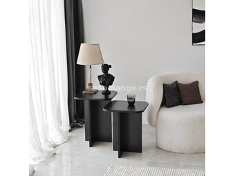 HANAH HOME Set pomoćnih stočića Blues Black