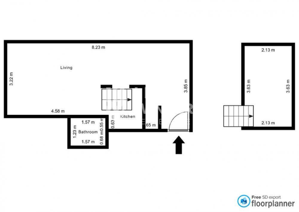 Bistrička, Dvosoban stan na prodaju, 40m2, 99.900€