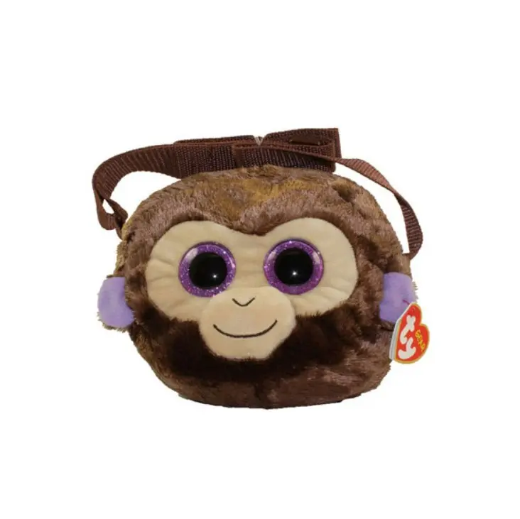 TY Dečija plišana torbica Majmunče Coconut braon