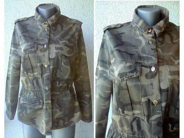 jakna košulja SMB military  br L BERSHKA