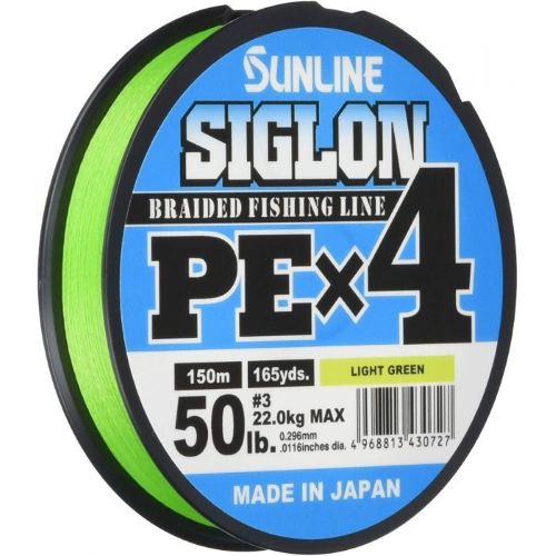 Siglon PEx4 25lb 0.206mm 150m light green