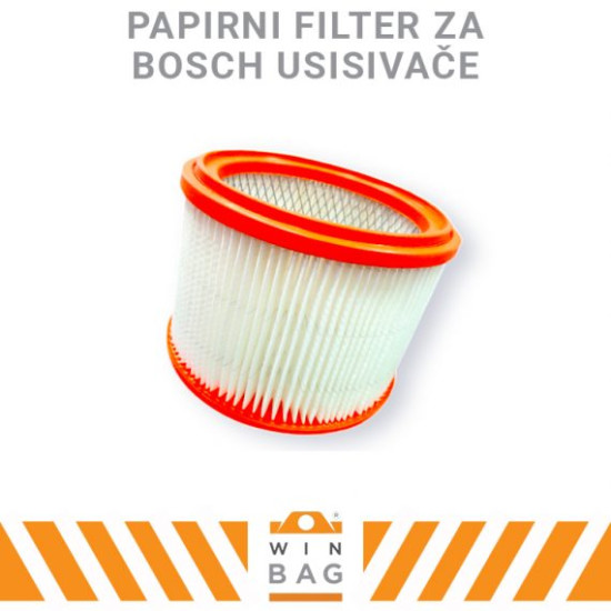 FILTER ZA BOSCH USISIVAČE GAS15/GAS20 – PAPIRNI HFWB908