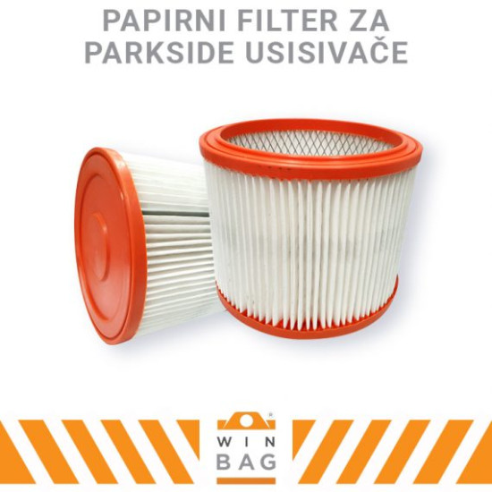 FILTER ZA PARKSIDE USISIVAČE PNTS1300/PNTS30 – PAPIRNI HFWB909