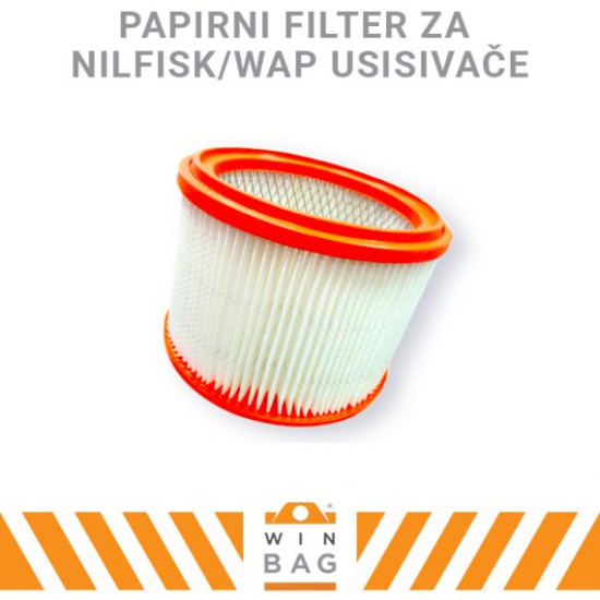 NILFISK/WAP FILTER ZA USISIVAČE ALTO/AERO/ATTIX – PAPIRNI HFWB90