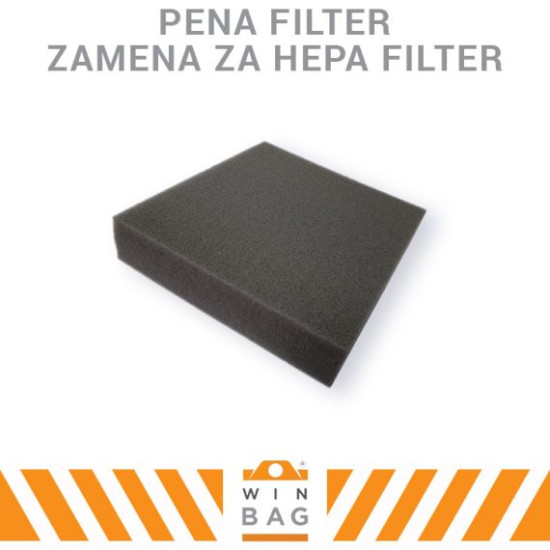 UNIVERZALNI FILTER ZAMENA ZA HEPA FILTER 170X130X20MM WBM3