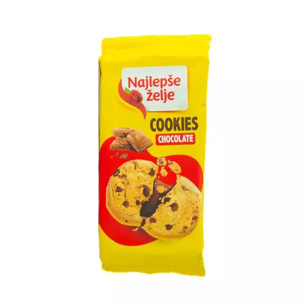 NAJLEPŠE ŽELJE cookies čokolada 145g