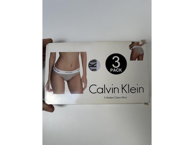 Calvin Klein zenske gace slip set 3 komada XXL velicina