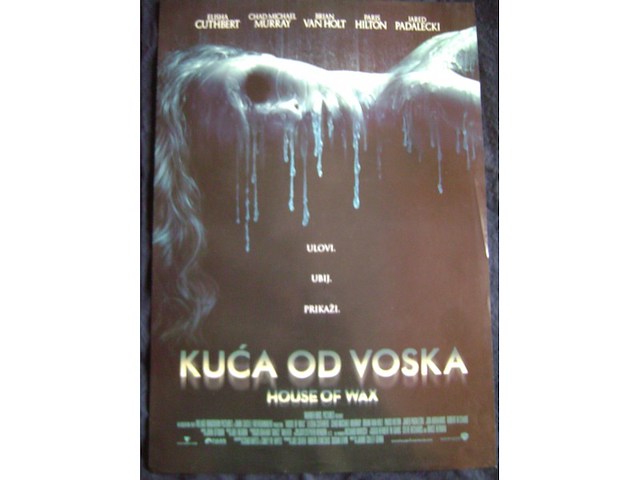 Filmski poster KUĆA OD VOSKA