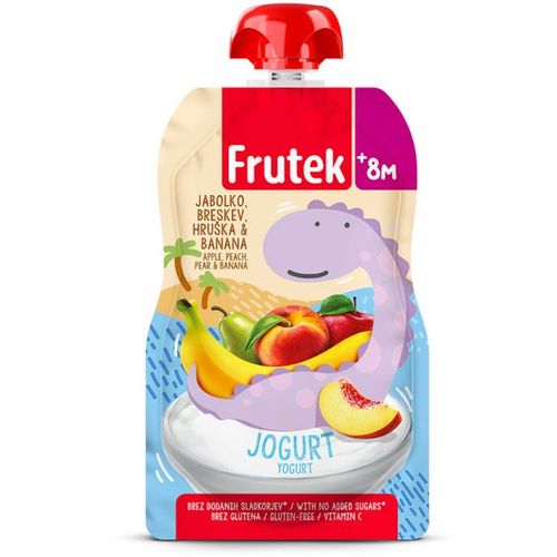 FRUTEK pouch breskva, jogurt 100g 8M+