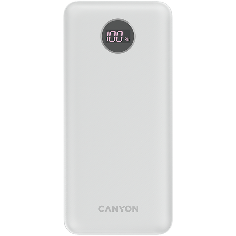 CANYON PB-2002 Power bank 20000mAh Li-poly battery, Input Type-C 5V3A,9V2A,18W , Output Type-C：5V3A,9V2.2A,12V1.5A,20W, Output USBA1/USBA2：5V3A,5V/4.5A,4.5V/5A,9V2A,12V1.5A,22.5W147.5*69*2