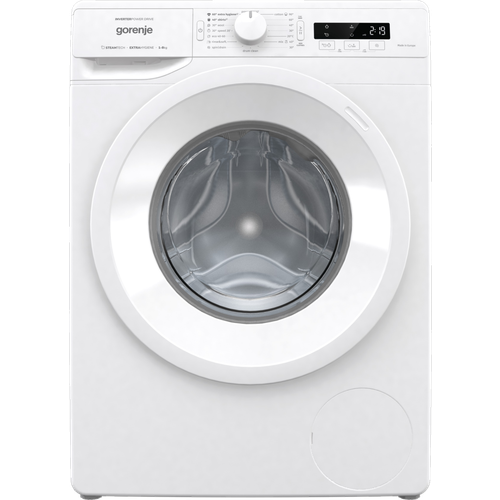 Gorenje WNPI82BS Veš mašina, 8 kg, 1200 rpm, Inverter PowerDrive, SteamTech, Dubina 54.5 cm