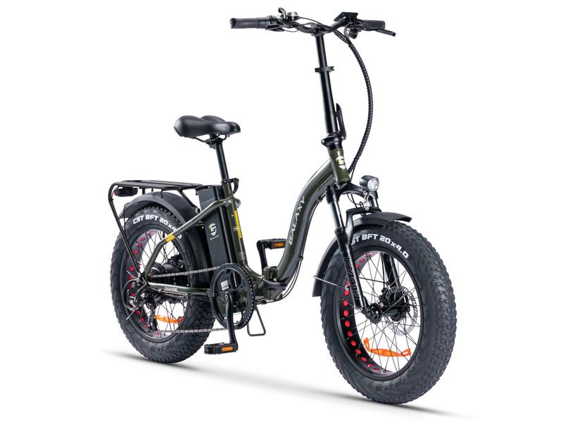 GALAXY Električni bicikl 20" MARS fat bike (250W 36V/12.5Ah lithium) zelena